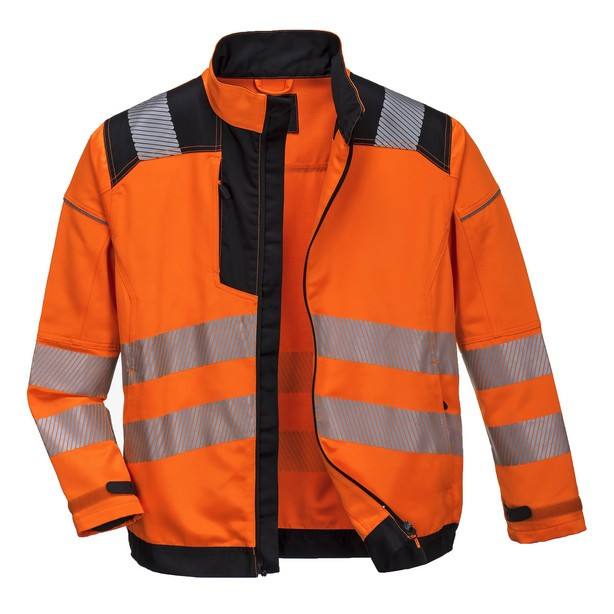 PW3 Hi-Vis Work Jacket T500 - Workwear - High visibility - Protective ...