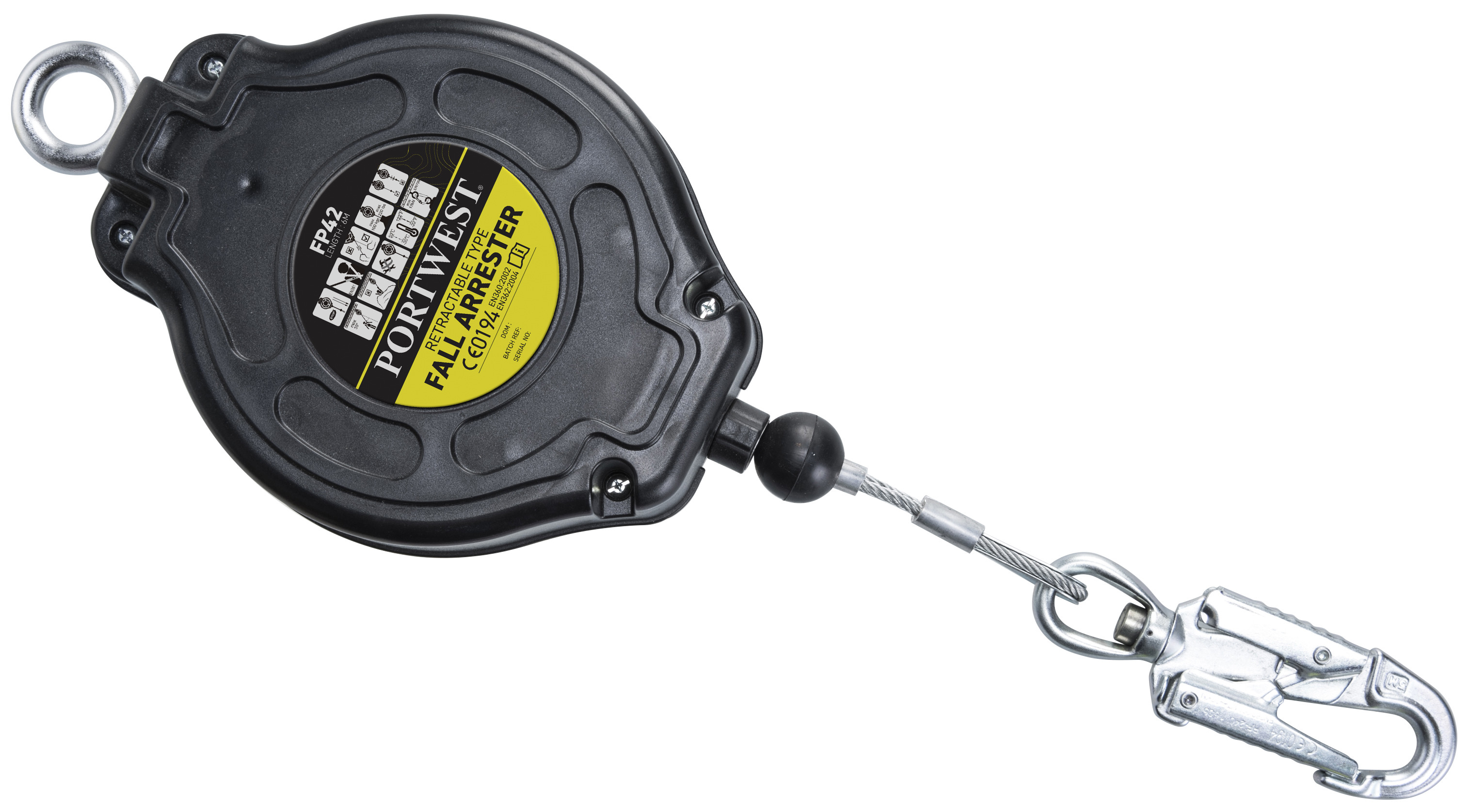 6M Retractable Fall Arrest Block FP42 - Automatic fall arrest block ...